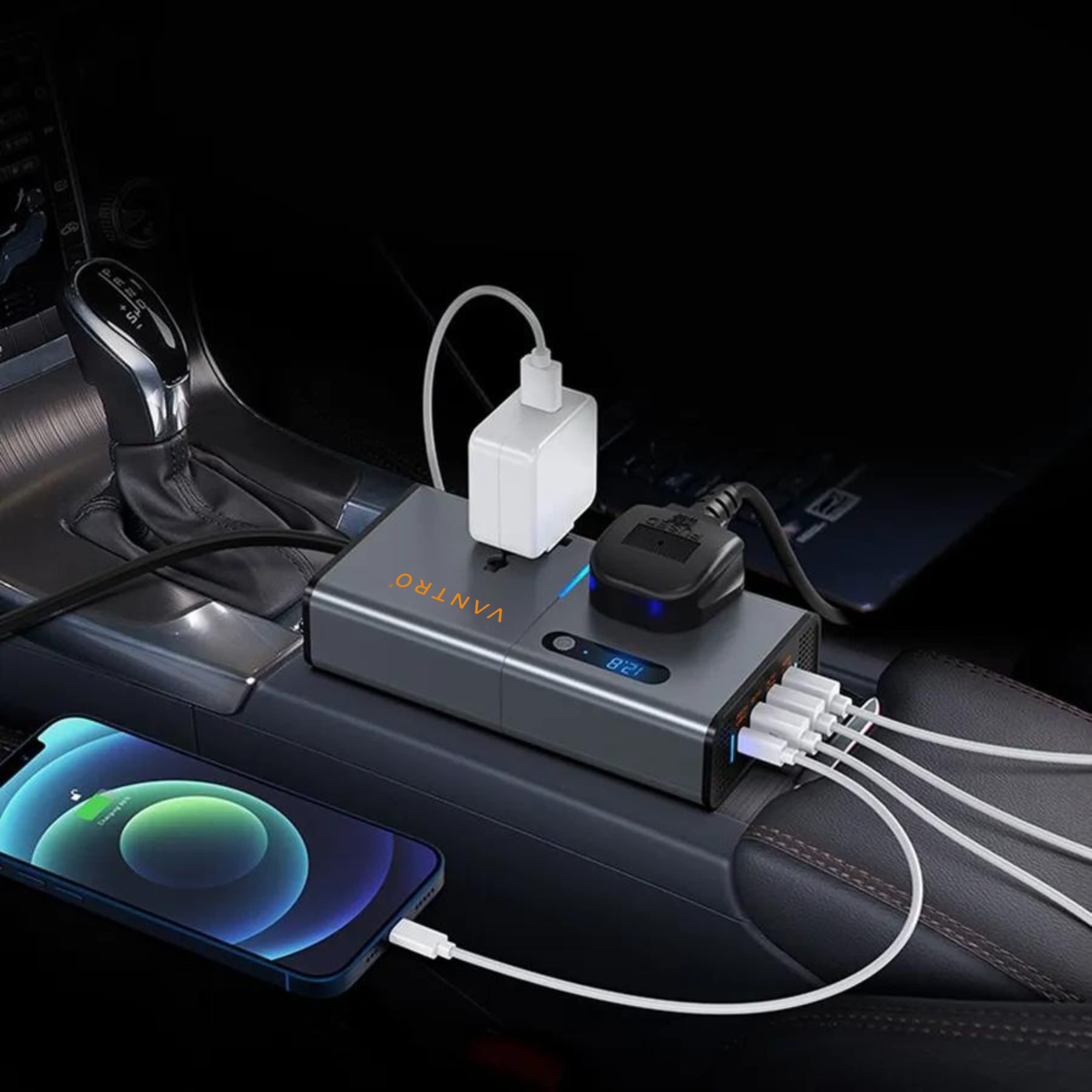 VANTRO Car Power Inverter 200W – P2 – VANTRO India