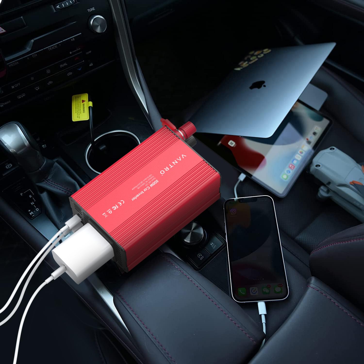 VANTRO Car Power Inverter 500W P4 – VANTRO India